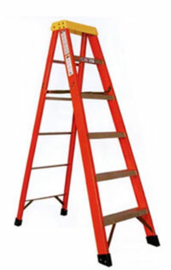 UNITIS | Step Ladder 6' Fiberglass Type 1A 300 lb