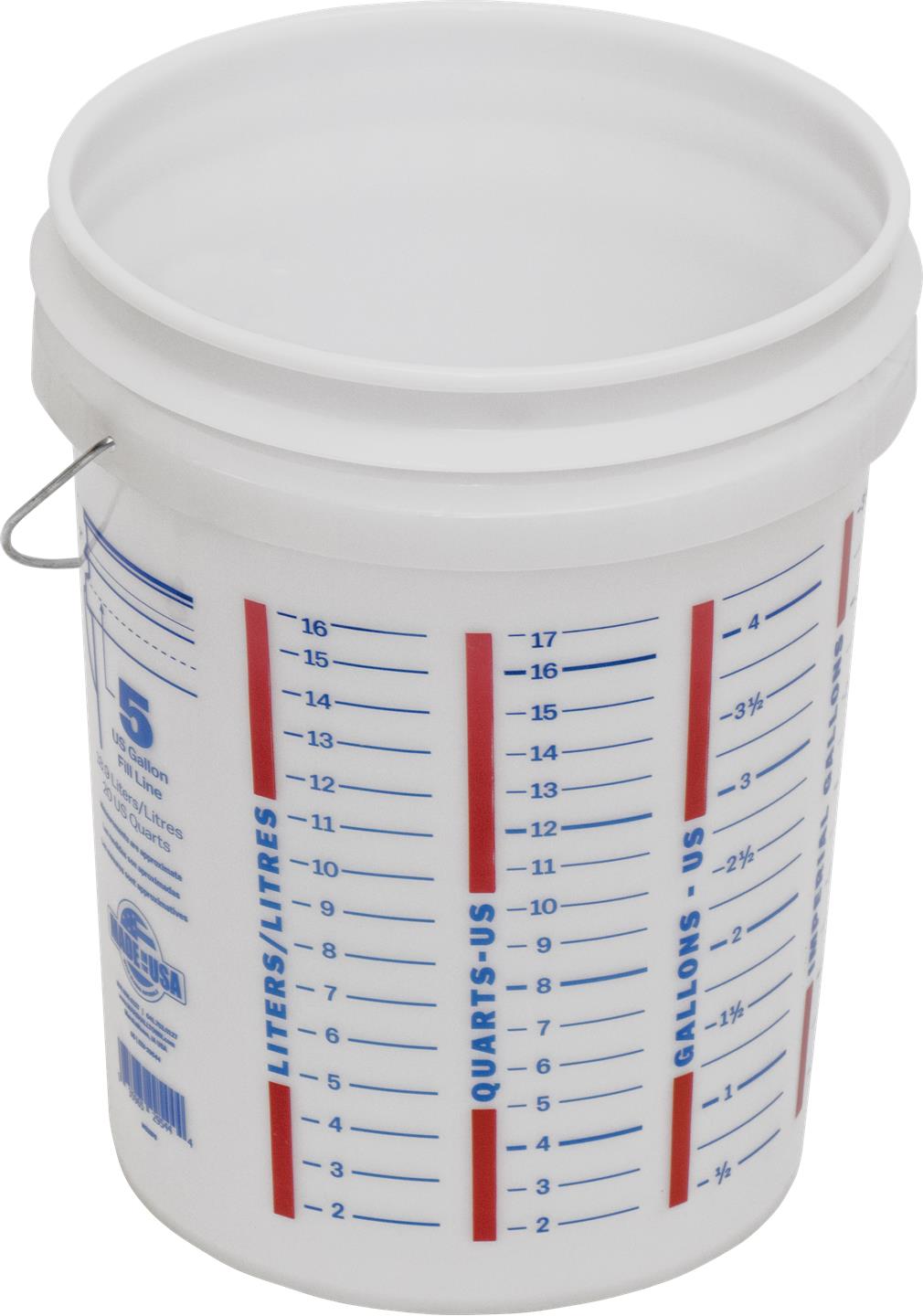 UNITIS | Bucket 5 Gallon with Graduated Measuring Marks