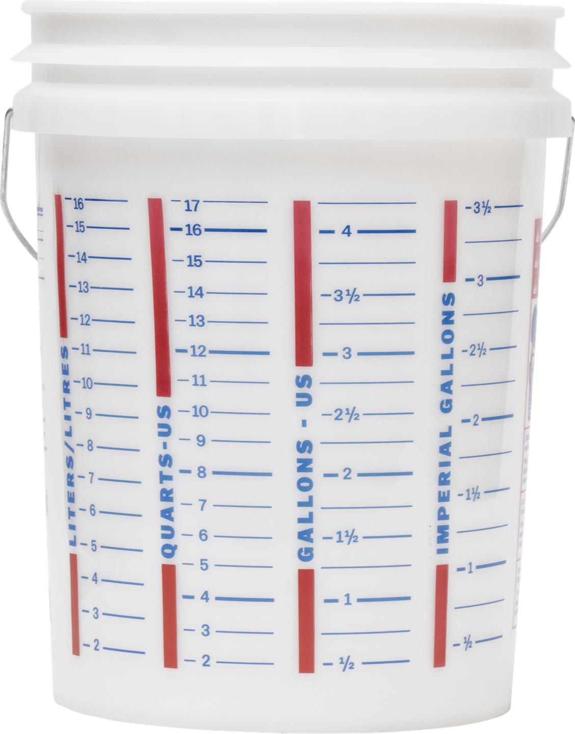 UNITIS | Bucket 5 Gallon with Graduated Measuring Marks