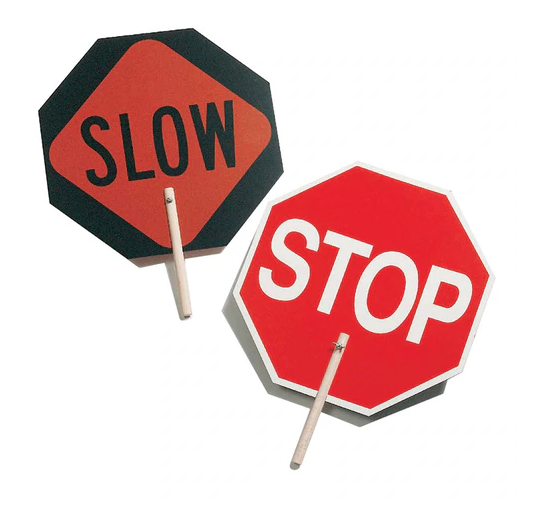 UNITIS | Paddle Sign - Stop/Slow