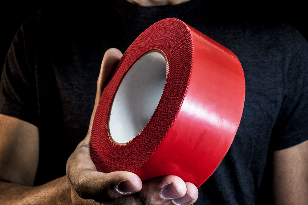 UNITIS | Poly Tape 2" x 180' Red