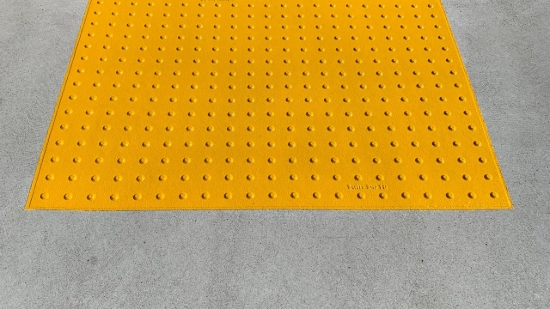 UNITIS | Safety Step TD 3' x 4' Yellow Ramp Up Truncated Dome