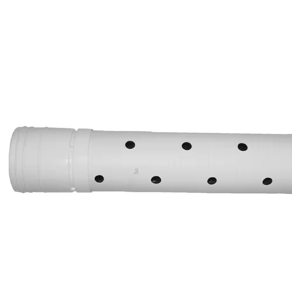 UNITIS | Triple Wall Perforated Drain Pipe HDPE - 4" x 10'